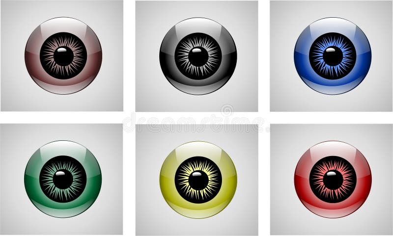 Vecteur de yeux illustration de vecteur. Illustration du visage - 20626655