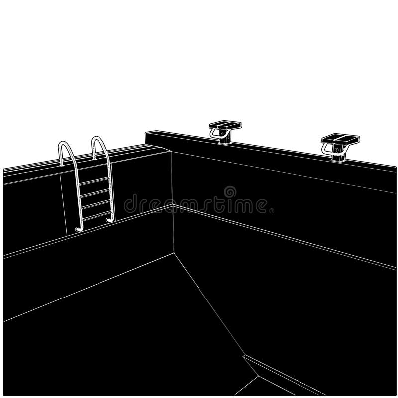 Vector 01 de la piscina ilustración del vector. Ilustración de sunlight ...