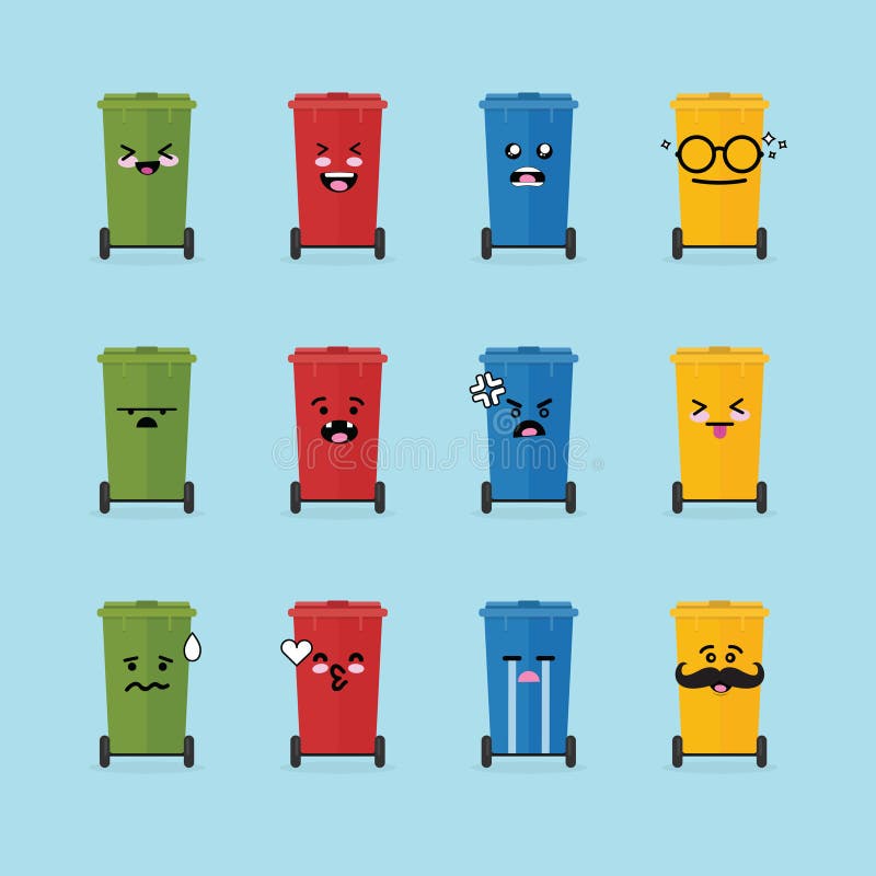 Angry Trash Can Stock Illustrations – 62 Angry Trash Can Stock ...