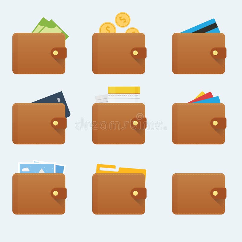 Empty Wallet Icon Stock Illustrations – 1,186 Empty Wallet Icon Stock ...