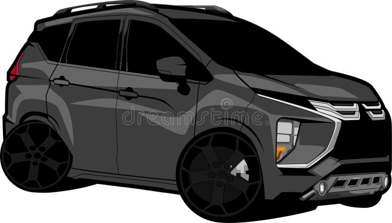 VECTOR Art for Pajero Car Design Stock Illustration - Illustration of ...