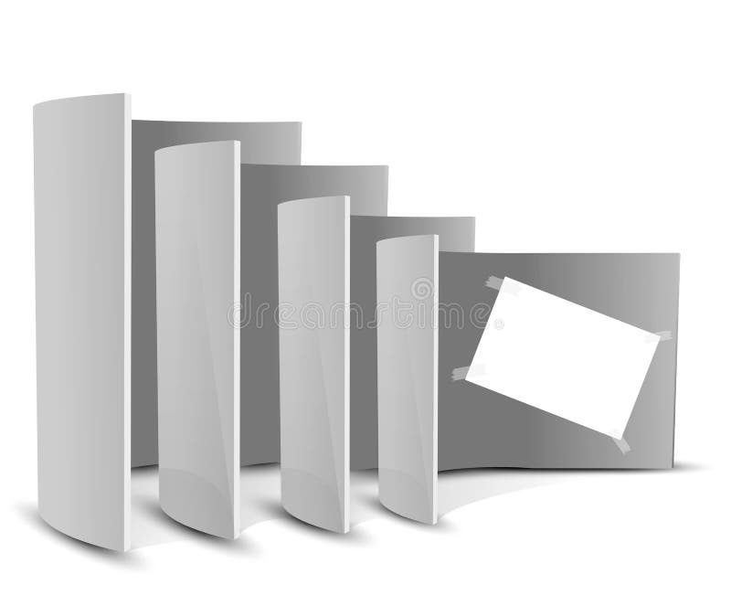 Vector 3d stand stock vector. Illustration of modern - 26004863