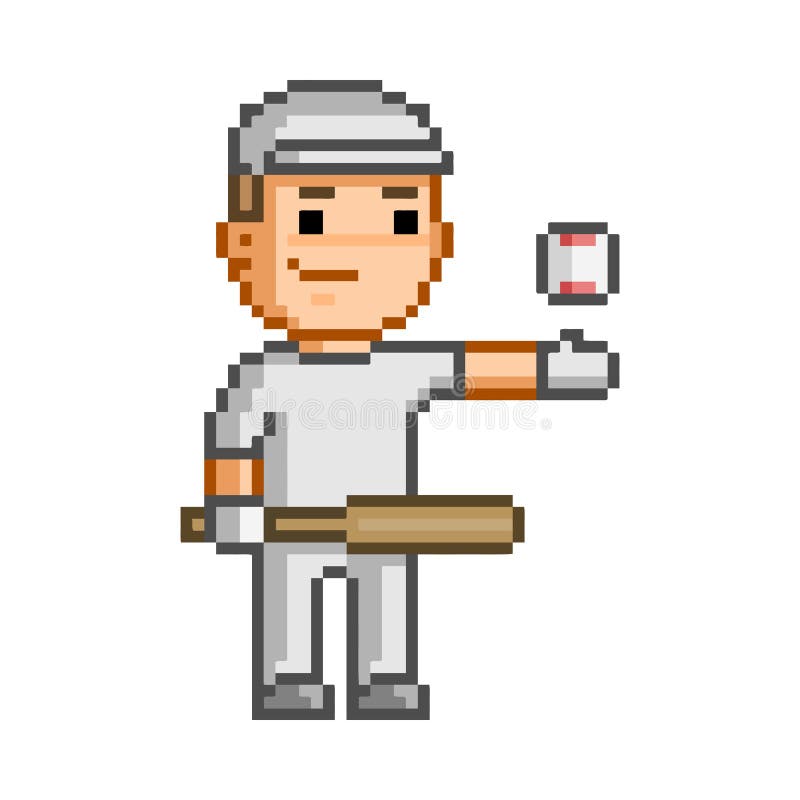 Pixel Baseball Stock Illustrations – 424 Pixel Baseball Stock ...