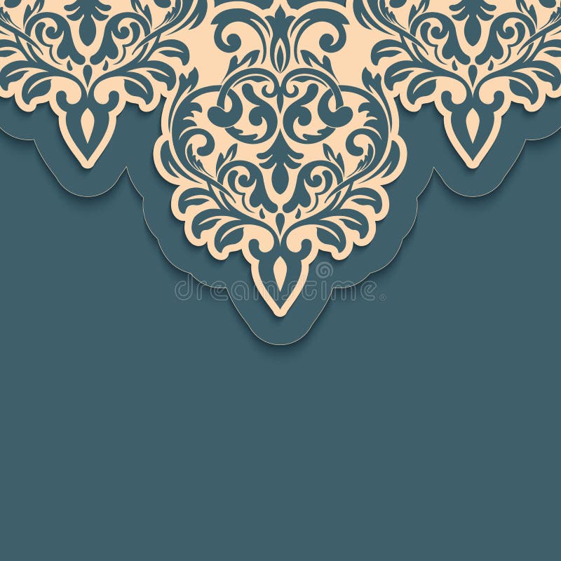 Vector Abstract Arabesque Elements in Indian Mehndi Style. Abstract ...