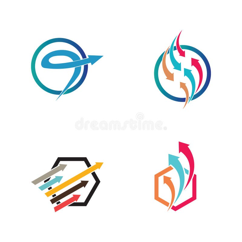 Vector Abstract Arrow Logo, Icon Isolated. Point Logo, Web Abstract ...