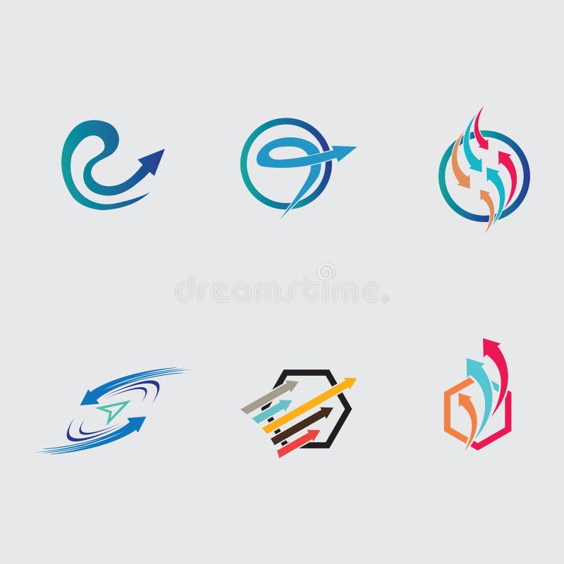 Vector Abstract Arrow Logo, Icon Isolated. Point Logo, Web Abstract ...