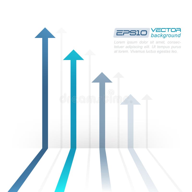 Vector Abstract Background with Arrows Stock Vector - Illustration of ...