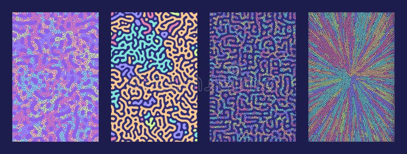 Vector Abstract Background Bio Diffusion. Organic Pattern Geometric ...