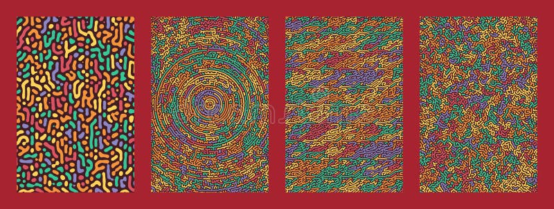 Vector Abstract Background Bio Diffusion Organic Pattern Texture Stock