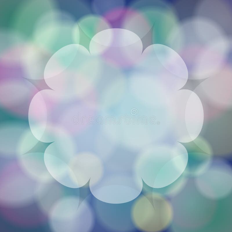 Vector Abstract Background with Bokeh Light Effects Stock Vector ...