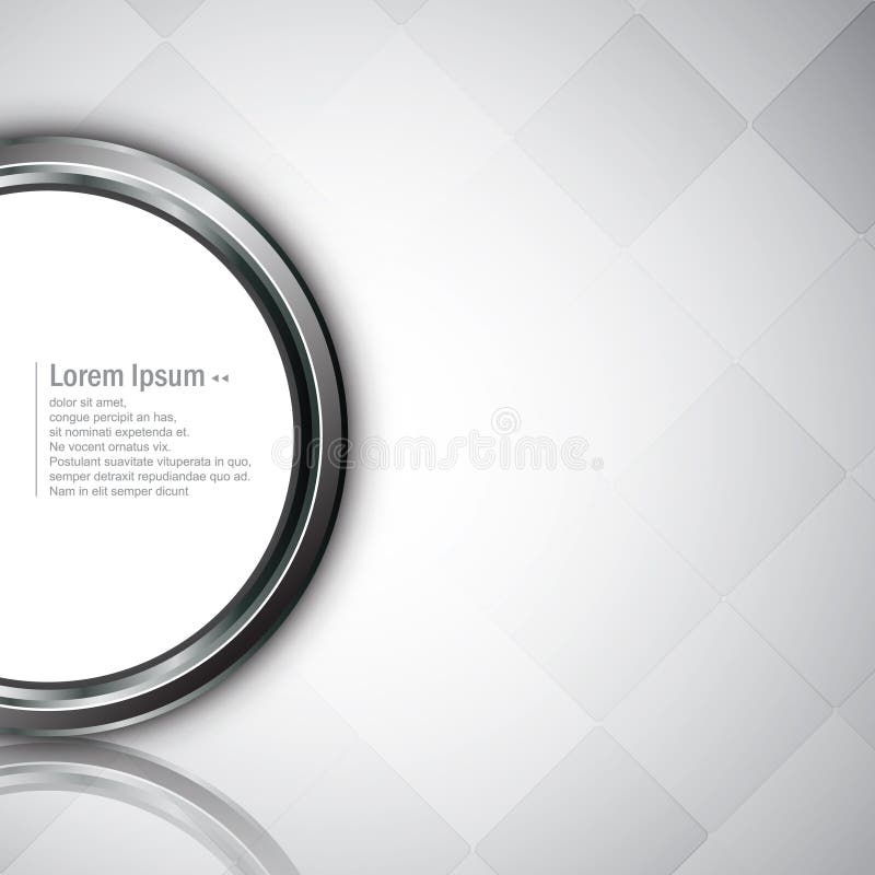 Vector Abstract Background Circle Button Clean Design Stock Vector ...