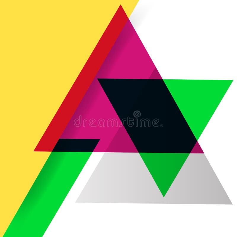 Color Triangles.abstract Background. Stock Illustration - Illustration ...