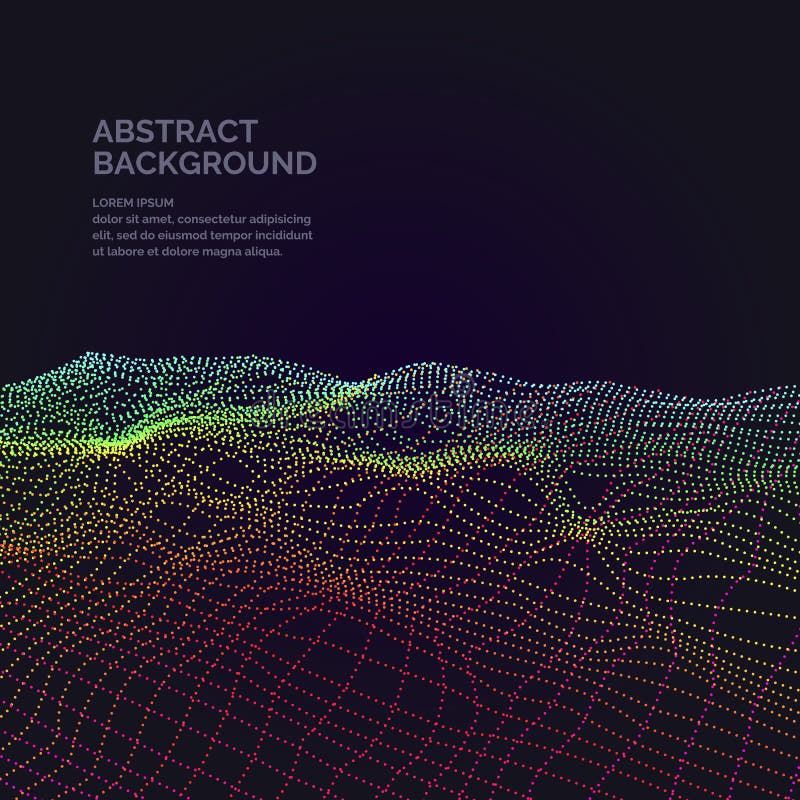 Dynamic Grid stock illustration. Illustration of transmition - 15833355
