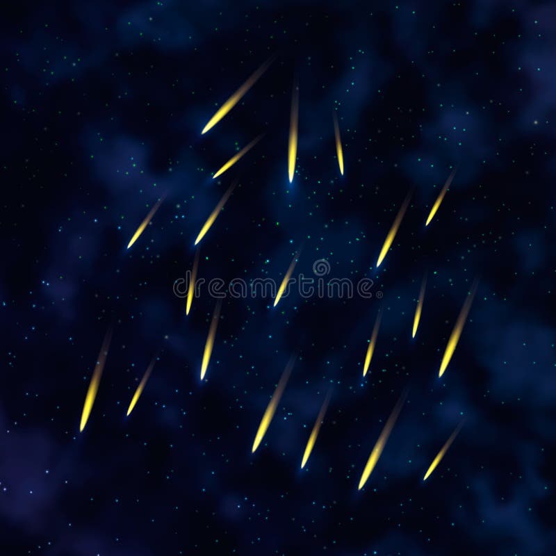 Vector Abstract Background with Comet Stock Vector - Illustration of ...