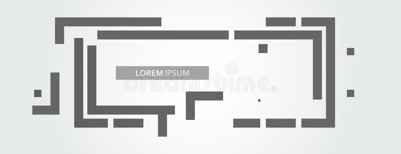 Vector Abstract Background. Creative Frame Design Stock Vector ...