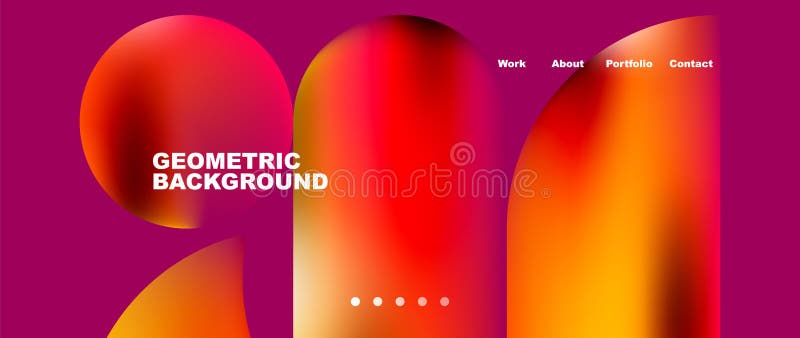 Vector Abstract Background Design Template Stock Vector - Illustration ...