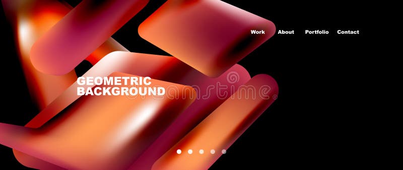 Vector Abstract Background Design Template Stock Vector - Illustration ...