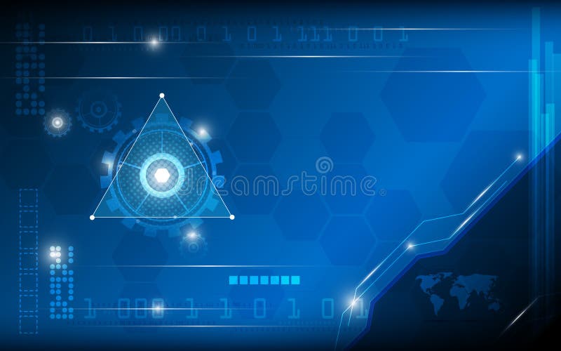 Vector Abstract Background Engine System Working Technology Concept ...