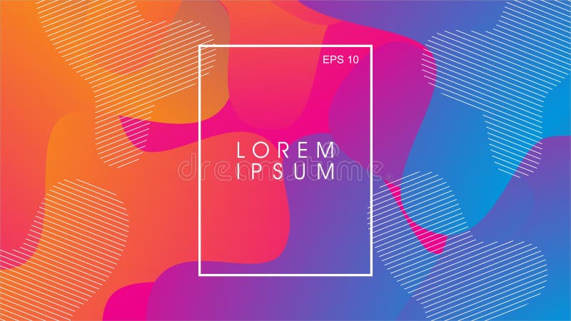 Vector Abstract Background with Expressive Wave Motion Flow Stock ...