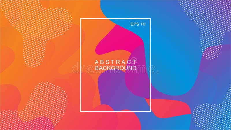 Vector Abstract Background with Expressive Wave Motion Flow Stock ...