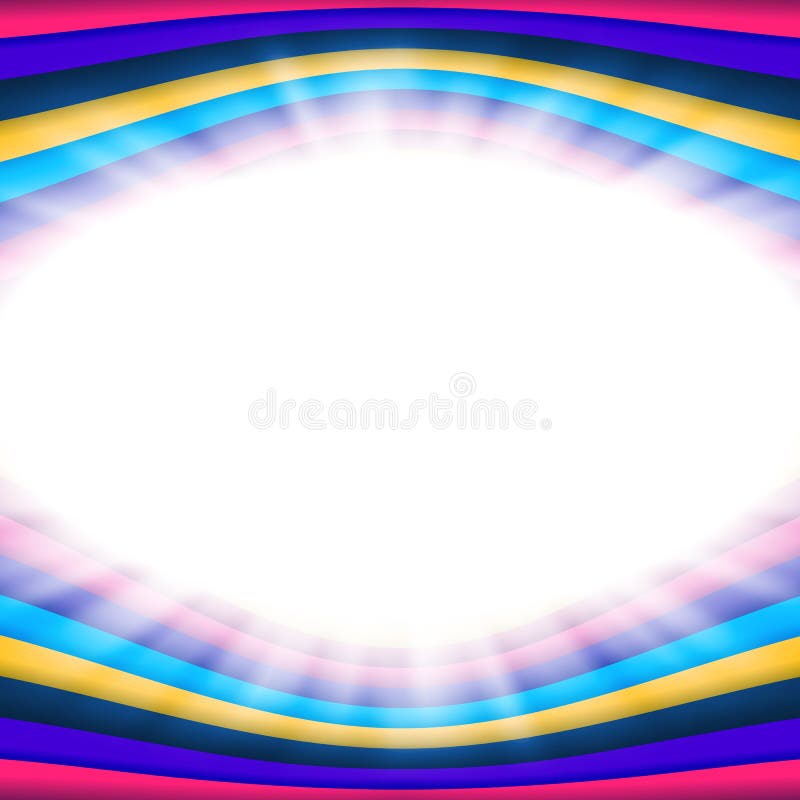 Vector Abstract Background with Flare and Color Lines Stock Vector ...