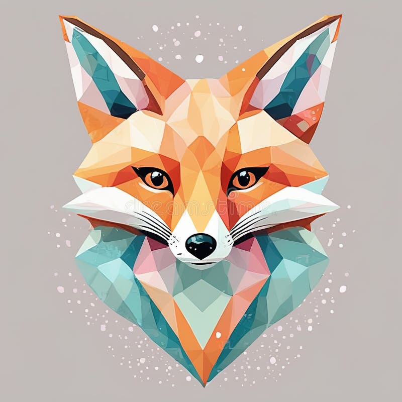 Vector Abstract Background with Fox Vector Abstract Background with Fox ...