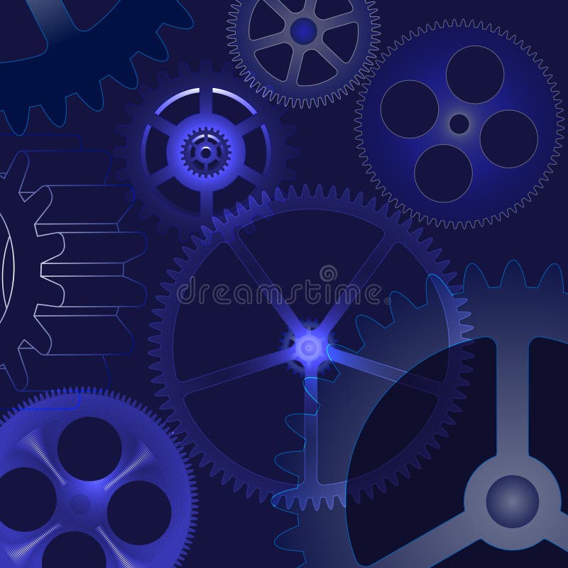 Cogs Gears Industrial Background Stock Illustration - Illustration of ...