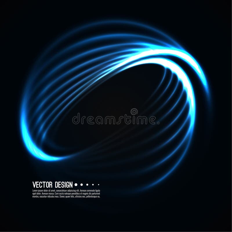 Vector abstract background stock vector. Illustration of round - 278940970