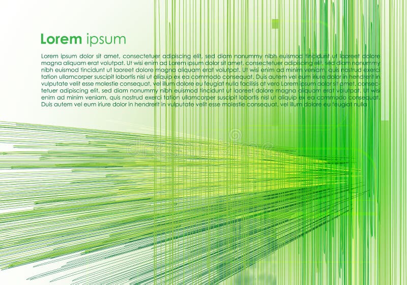 Vector Abstract Background with Green Texture and Lines. Stock ...