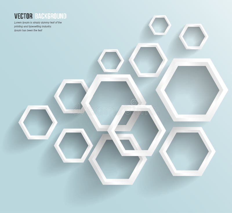 Vector Abstract Background Hexagon. Web and Design Stock Vector ...