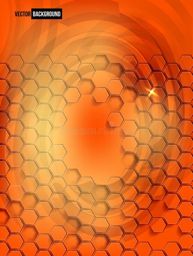 Vector Abstract Background Hexagon. Web Stock Vector - Illustration of ...