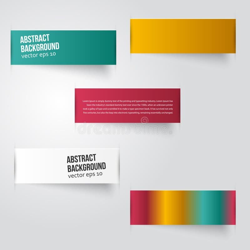 Vector Abstract Background. Label Color Stock Vector - Illustration of ...