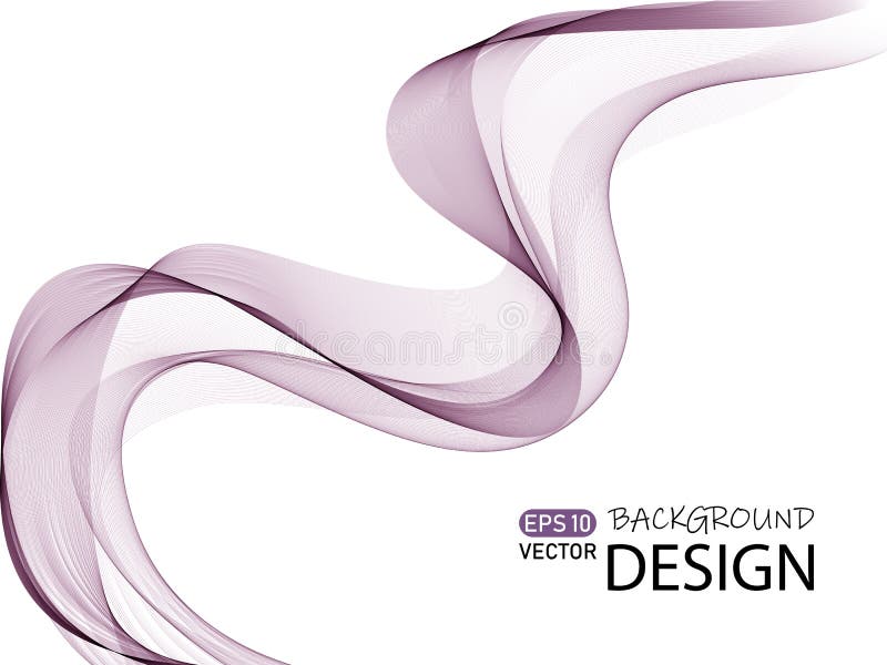 Vector Abstract Background with Lilac Wave. Background for ...