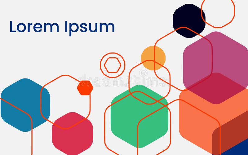 Vector Abstract Background Pattern Design with Polygon Elements. Stock ...