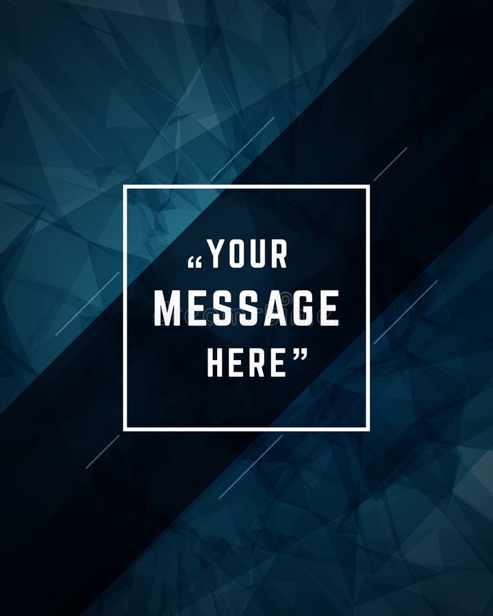 Vector Abstract Background and Place for Quote Stock Vector ...