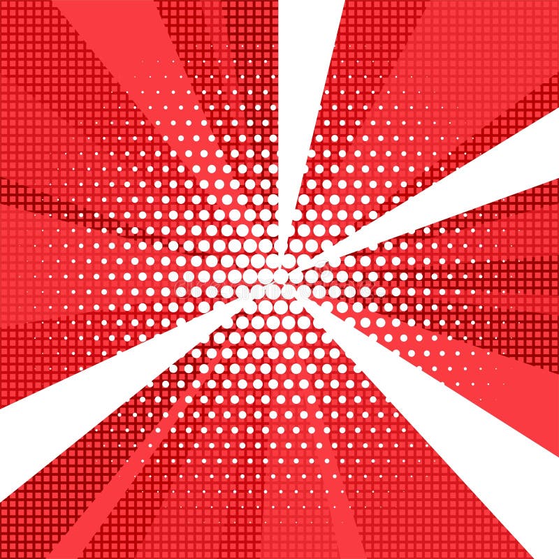Vector Abstract Background of Red and White Star Burst Stock Vector ...
