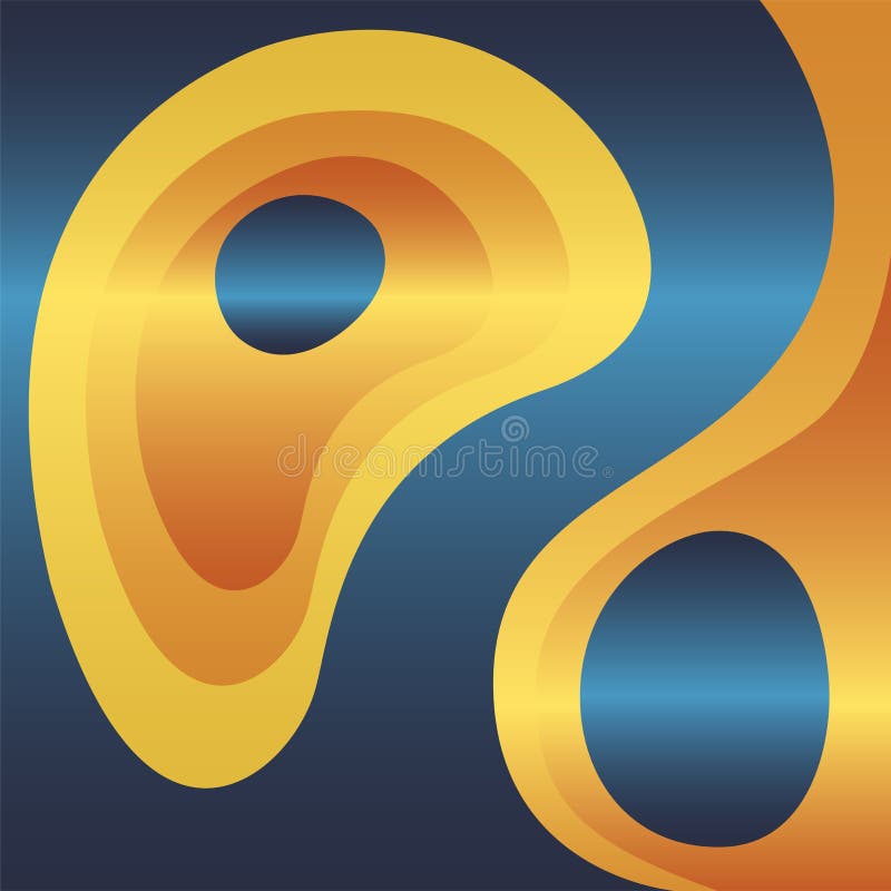 Vector Abstract Background with Smooth Shapes and Gradient Stock Vector ...