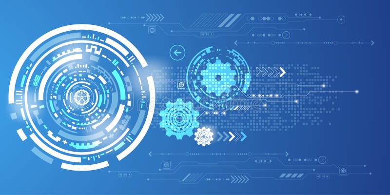 Vector Abstract Background of Technological Innovation. Stock Vector ...