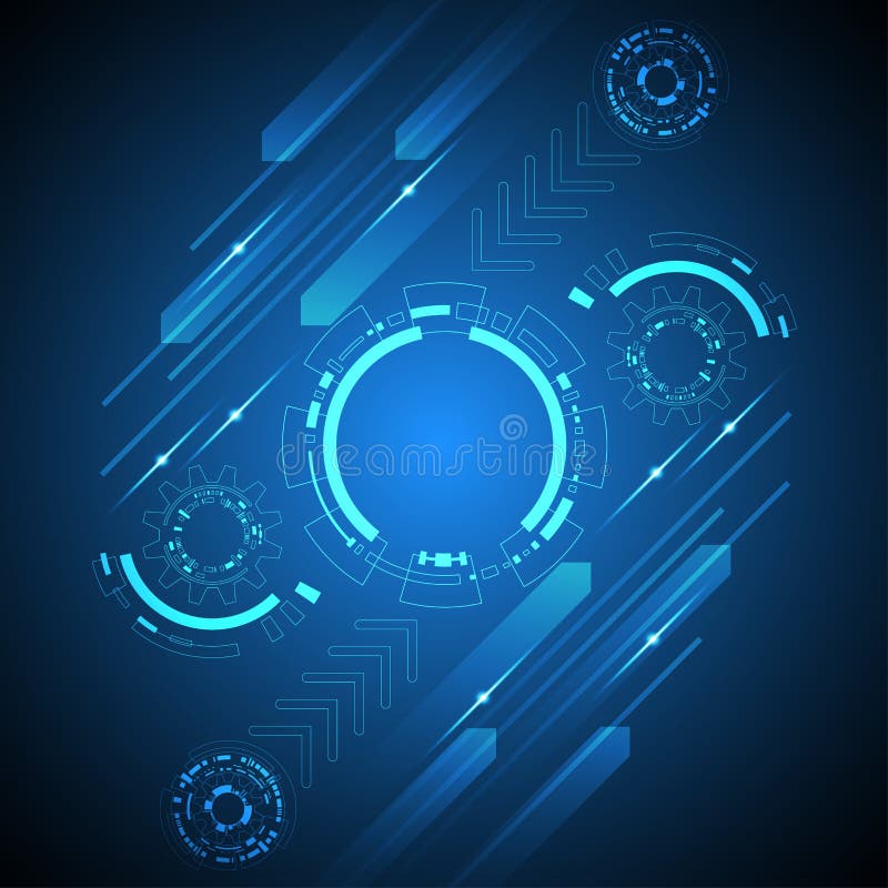 Vector Abstract Background of Technological Innovation. Stock Vector ...