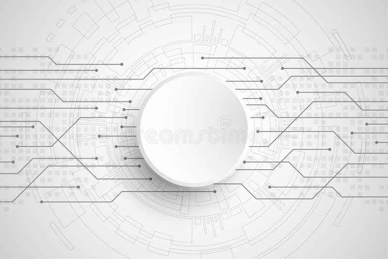 Vector Abstract Background Technology Circuit Design. Stock Vector ...
