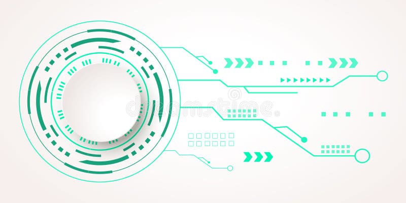 Abstract Background Technology Concept. Stock Illustration ...