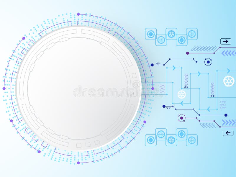 Vector Abstract Background Technology Concept. Stock Vector ...