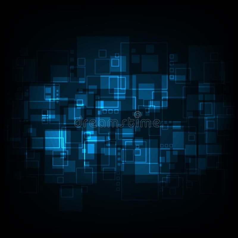 Vector Abstract Background Technology Digital Design. Stock Vector ...