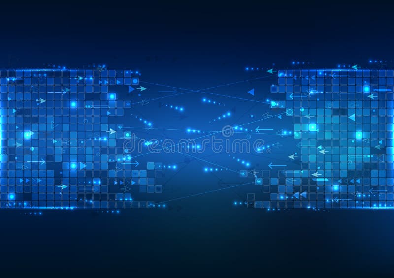 Vector Abstract Background Technology Illustration Communication Data ...