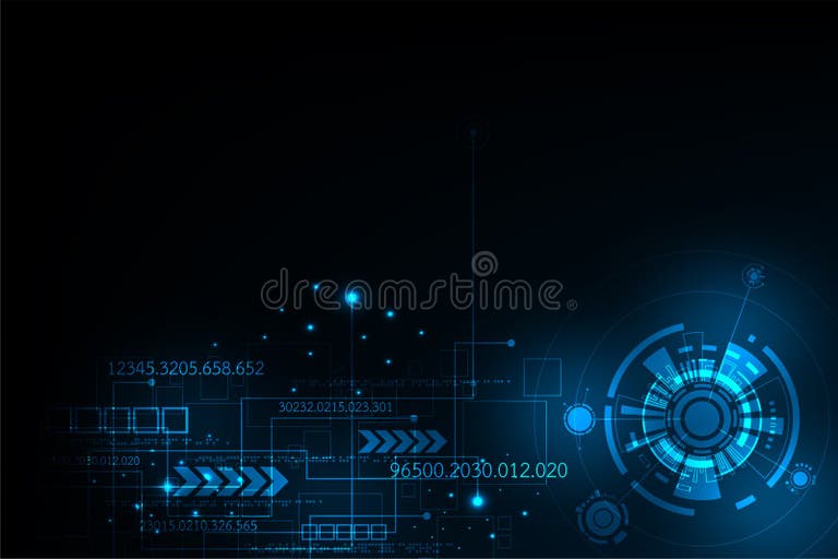 Vector Abstract Background Technology Innovation of the Future. Stock ...