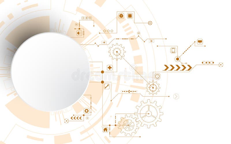 Vector Abstract Background Technology Innovation. Stock Vector ...