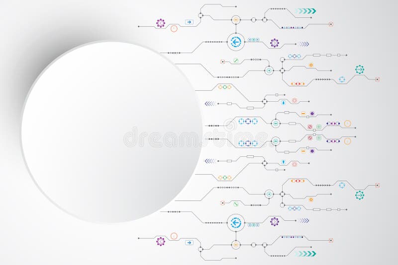 Vector Abstract Background Technology Innovation. Stock Vector ...