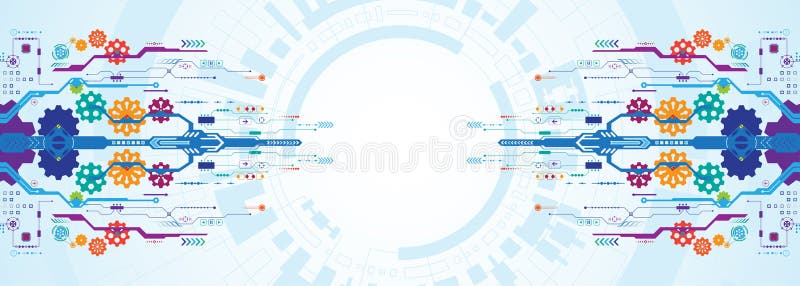 Vector Abstract Background Technology Innovation. Stock Vector ...
