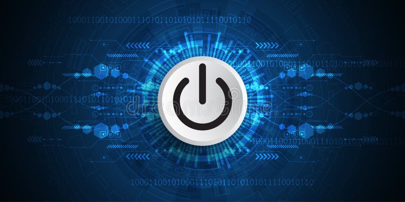 Vector Abstract Background Technology Switch Concept. Stock Vector ...