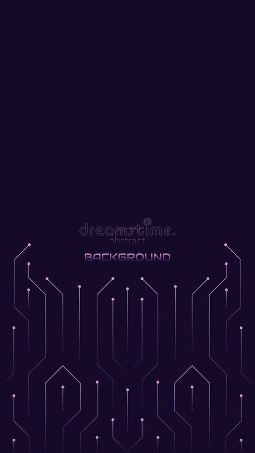 Vector Abstract Background on the Theme of Digital Technology, Future ...